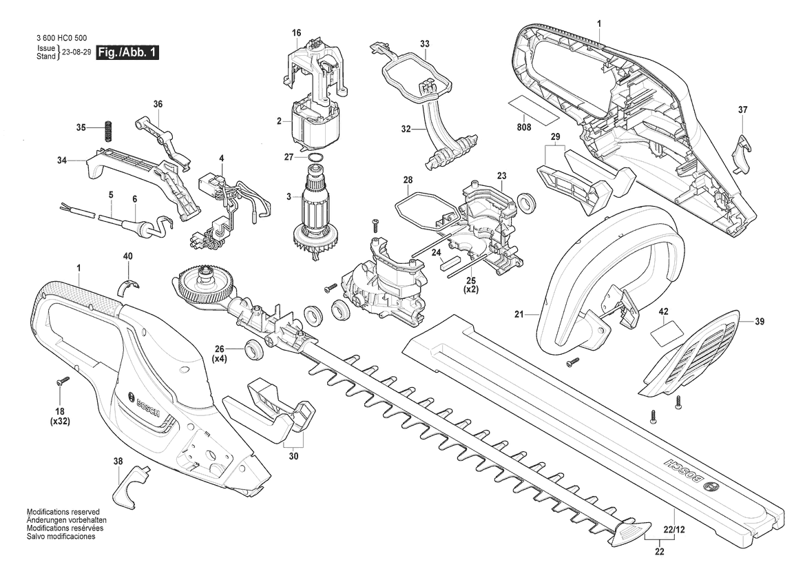 BOSCH UniversalHedgeCut 50 - 3600HC0532