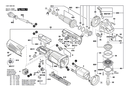 BOSCH Getriebeeinheit | Ersatzteile für GWS 15-125 CIEP - 3601G96200 ...