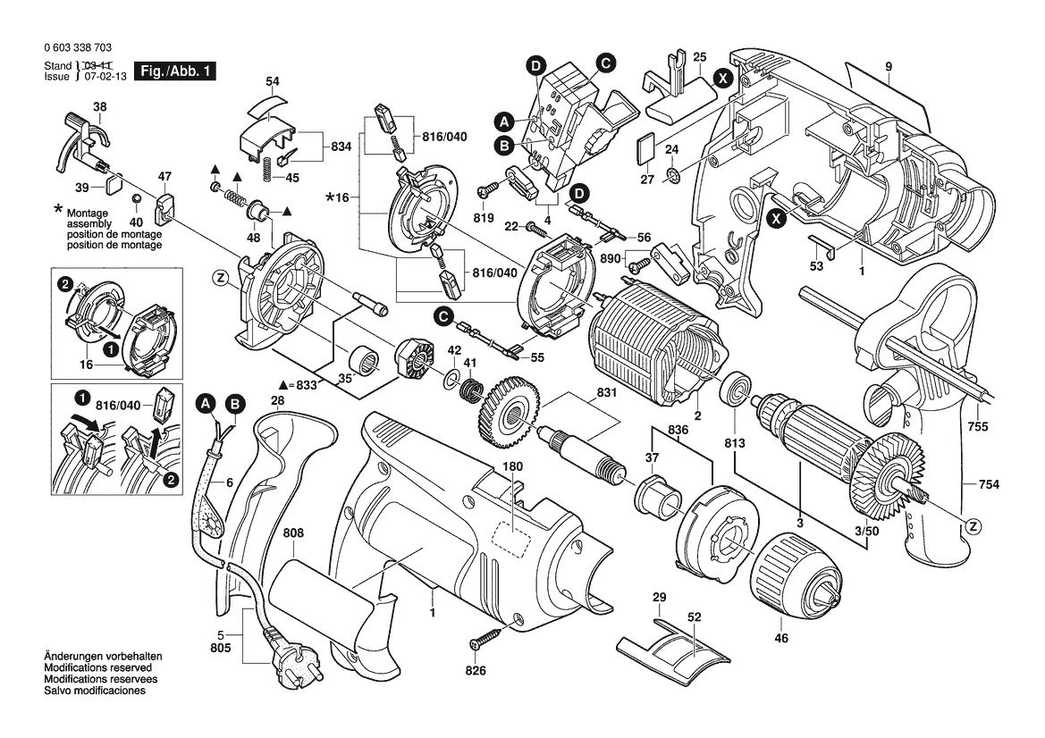 BOSCH PSB 600 RE - 0603338703
