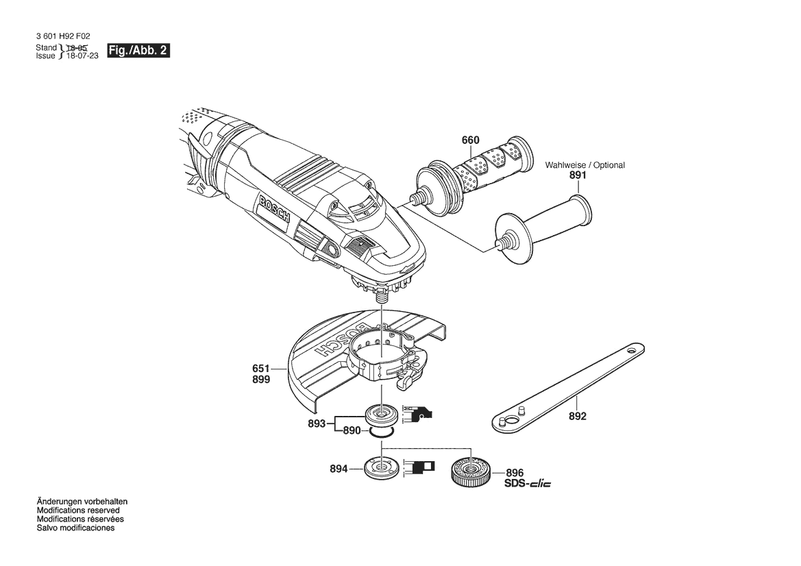 BOSCH GWS 24-230 LVI - 3601H93HN2