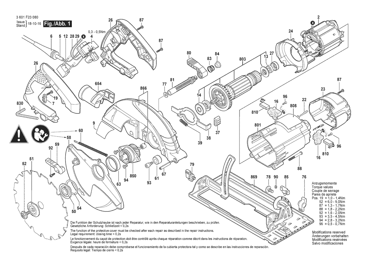 BOSCH GKS 190 - 3601F230K0