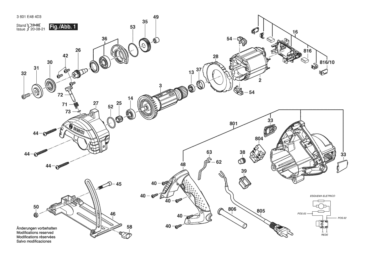 BOSCH GDC 14-40 D - 3601E484D3