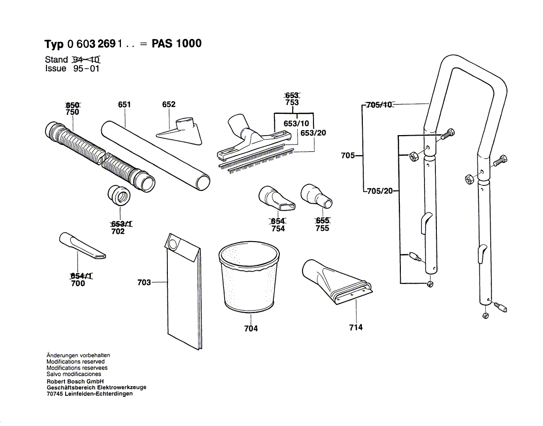 BOSCH PAS 1000 - 0603269132