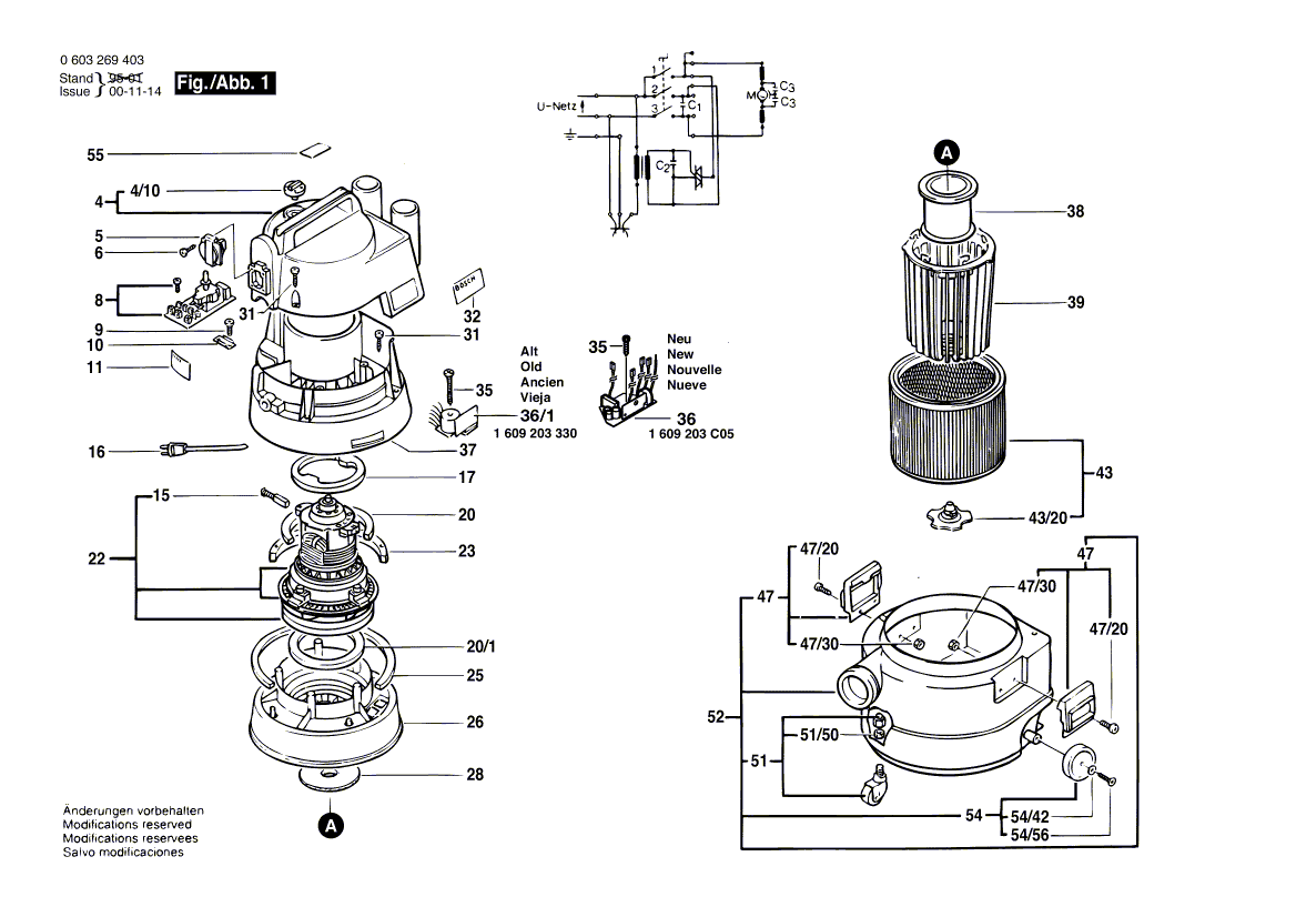BOSCH PAS 1000 F - 0603269403