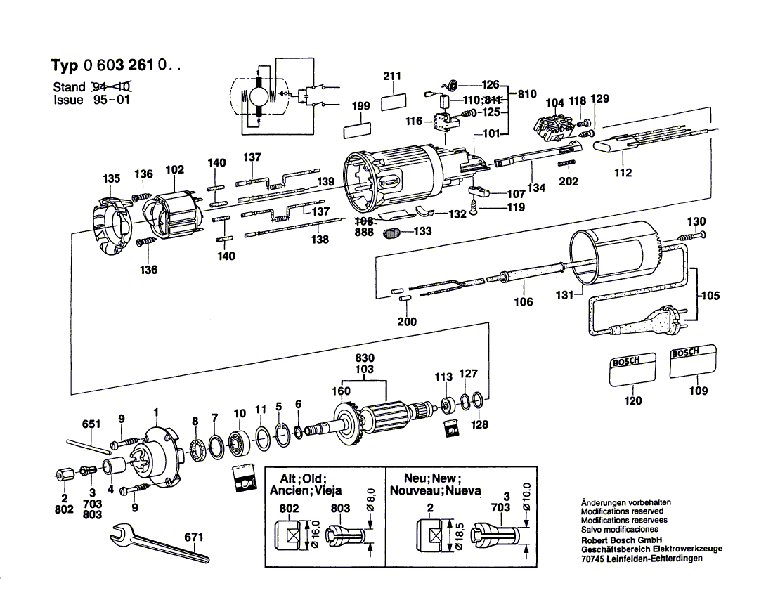 BOSCH PAM 500 - 0603261050