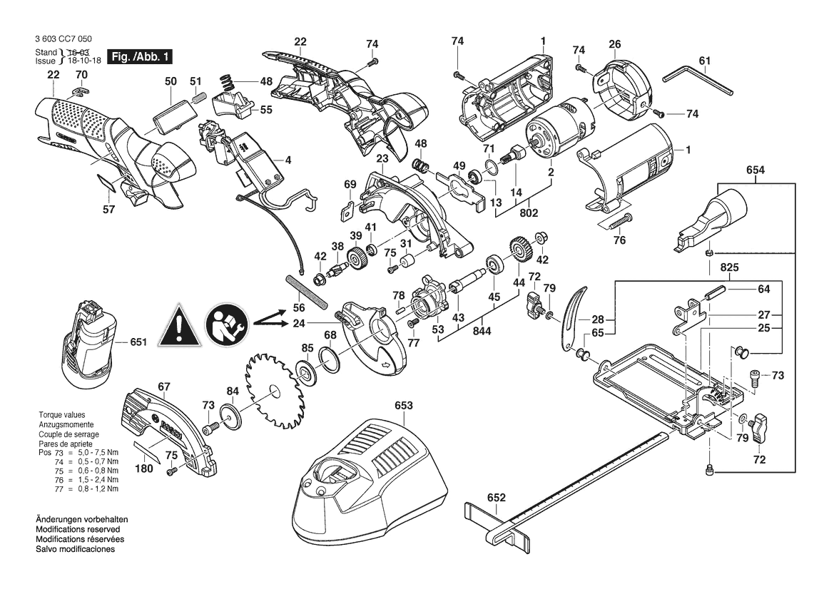 BOSCH PKS 10.8 LI - 3603CC7050